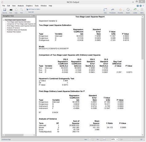 Regression Analysis Software Regression Tools Ncss Software
