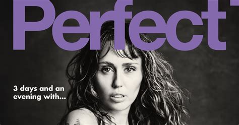 Miley Cyrus New Sensual Topless Photoshoot For Perfect Magazine
