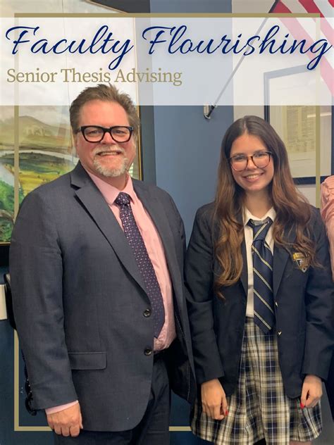 I Loved The Experience Of Advising A Senior Thesis It Is So Fun To See