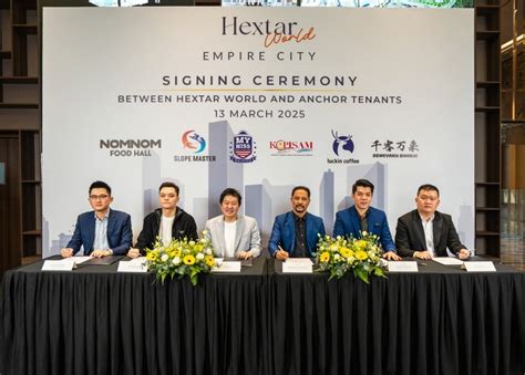 Hextar World Set To Launch In Q4 Key Tenants May Include Metrojaya