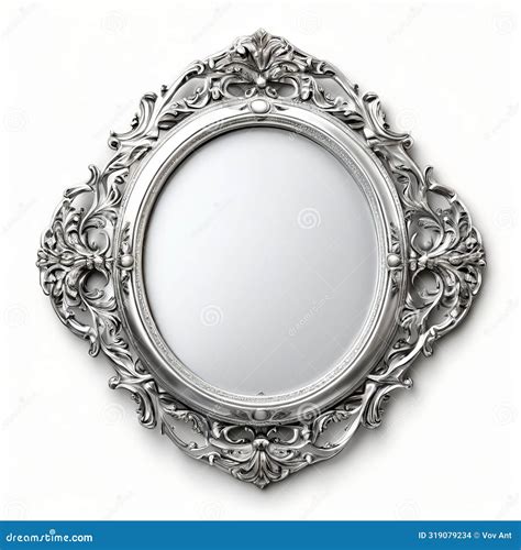 Intricate Scrollwork Border Frame For A Timeless Certificate Stock