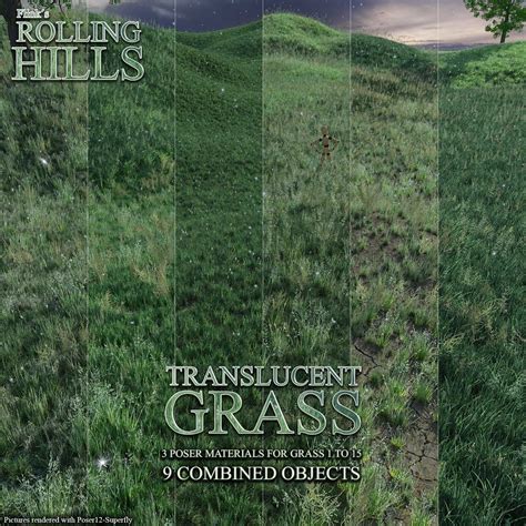 Flinks Rolling Hills Translucent Grass 2026 Free Daz 3d Models