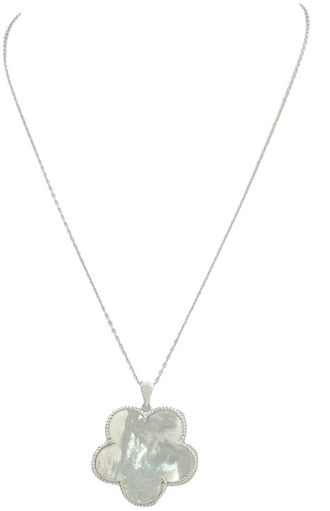 Jankuo Mother Of Pearl Clover Necklace