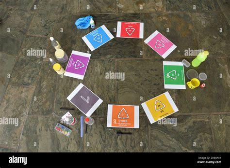 Tamil Nadu India January 2019 Plastic Identification Codes Teaching The Different Types Of