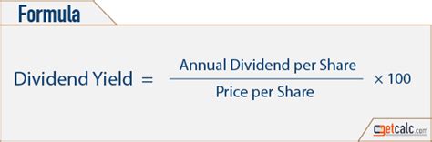 Dividend Yield Calculator
