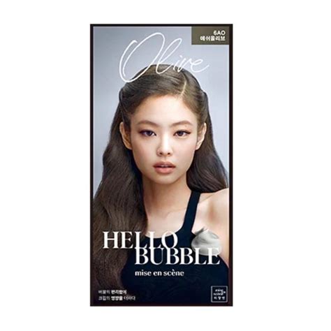 Get Hello Bubble X Blackpink Hair Dye 6ao Ash Olive Delivered Weee Asian Market