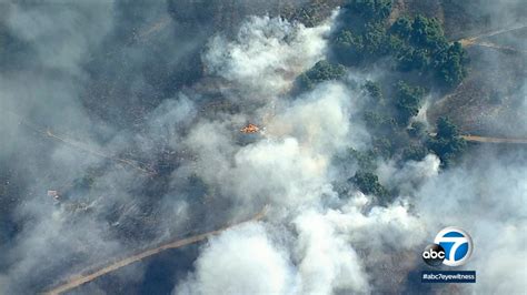 Lime Fire Evacuation Orders Issued Near Lake Piru In Ventura As Blaze