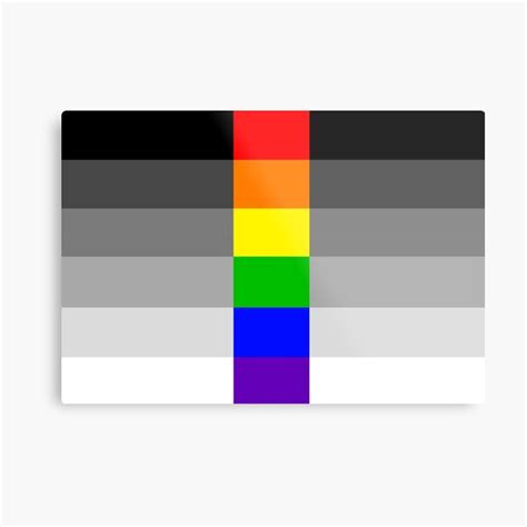 Heteroflexible Pride Flag Metal Print For Sale By Joyfullyironic