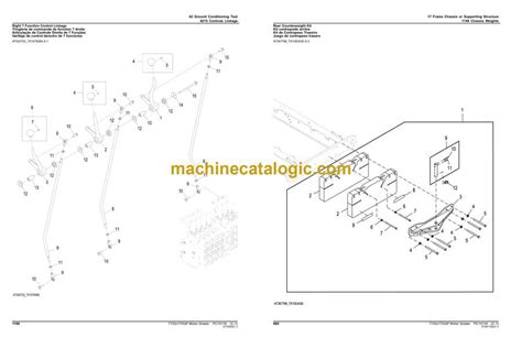 John Deere 770g 770gp Motor Grader Parts Catalog Pc15118 Machine
