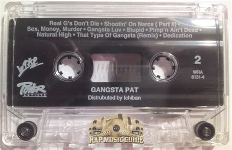 Gangsta Pat Sex Money And Murder Cassette Tape Rap Music Guide