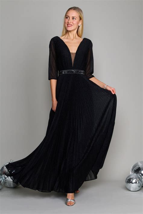 Black Long Sleeve Formal Evening Dress Formal Dresses And Gowns