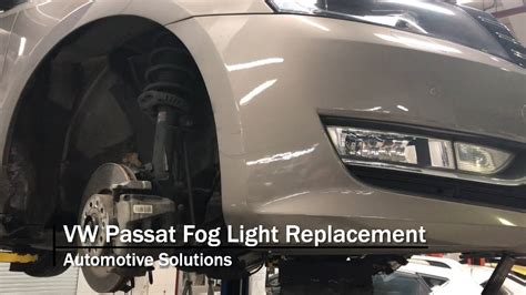 Vw Passat 2011 2019 Fog Light Replacement Youtube