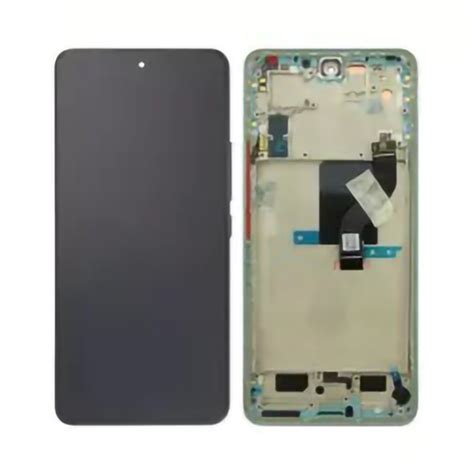 Original Ecran Lcd Et Vitre Tactile Vert Clair Avec Châssis Pour Xiaomi