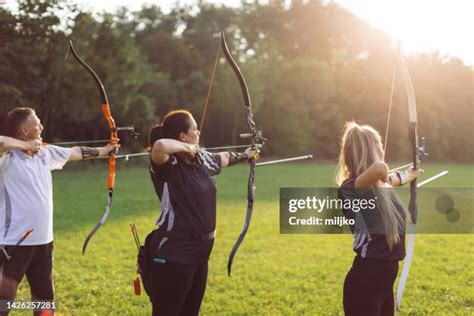 Archery Target Sunset Photos And Premium High Res Pictures Getty Images