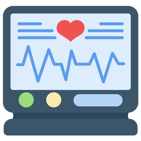 Electrocardiogram Generic Color Fill Icon