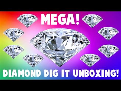 Mega Diamond Dig It Unboxing I Open 10 Boxes Of Diamond Surprise Boxes