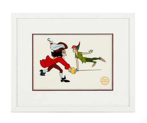 Walt Disney Walt Disney Peter Pan And Hook Animation Cel 1953 Mutualart