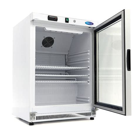 Maxima Fridge 200l White With Glass Door 09405006 Cubo Supplies