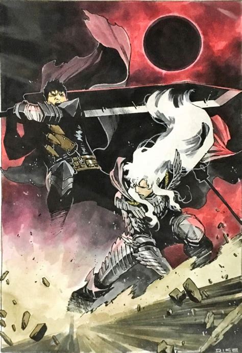 Berserk Gutts Vs Griffith In Robyn Ys Commissions Comic Art Gallery Room