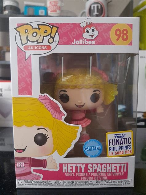 Hetty Spaghetti Ffp Exclusive Glittered Funko Pop Hobbies And Toys Toys