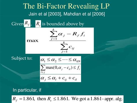 Ppt Facility Location Using Linear Programming Duality Powerpoint