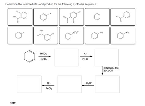Solved Determine The Intermediates And Product For The