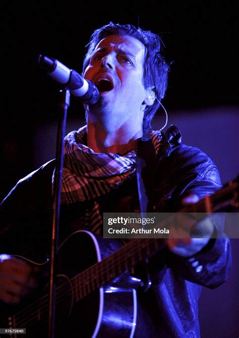 Raine Maida Of Our Lady Peace Performs During Canadian Music Week At