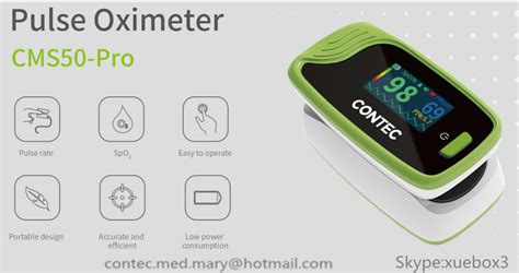Fingeritip Pulse Rate Oximeter Cms50 Pro Contec Best Oxymeter Spo2