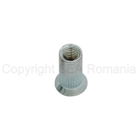 Piulita Nit Inecata Din Otel M4x11 Zincat Alb Sariv 1000 Buc