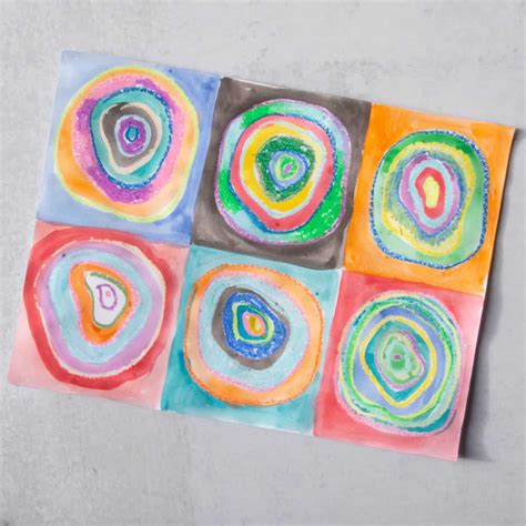 Kandinsky Circles Lesson Plan Elements Of The Art Room 3 5th Grade