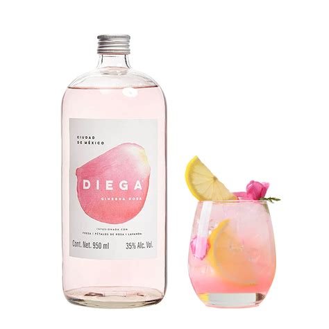 Ginebra Diega Rosa México 950 Ml Vinoteca