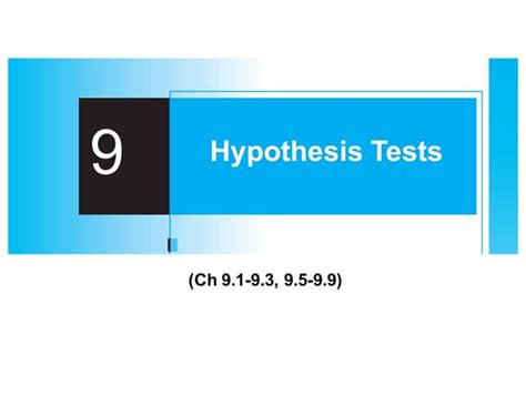 Hypothesis Testing Presentation Engineering Pdf