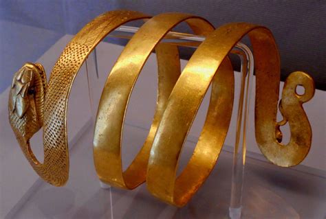 Gold Arm Bracelet From “house Of The Faun” Pompeii Typical 1st C Ad