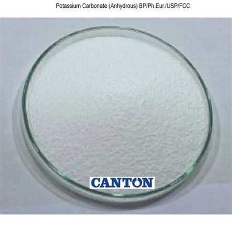 Potassium Carbonate Anhydrous Bppheuruspfcc At Best Price In