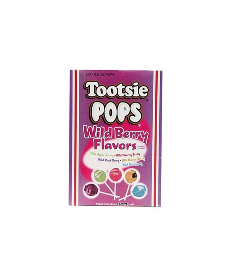Tootsie Pops Wildberry 100 Pacific Candy Wholesale