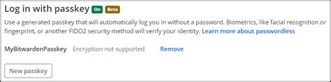 Still Unable To Log In To Bitwarden Web Vault Using Passkey Password