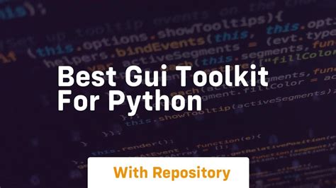 Best Gui Toolkit For Python Youtube