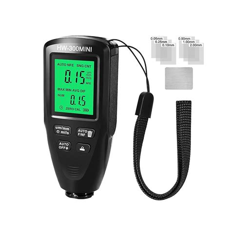 Hw300mini Digital Thickness Gauge Tester Auto Car Paint Measuring