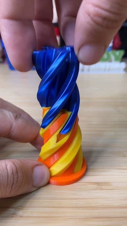 3d Printed Vortex Fidget Toy V3 Cool Things To 3d Print Youtube