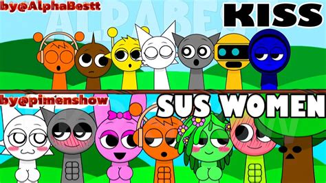 Incredibox Sprunki Sinner Edition With New Sus Women Vs Kiss All