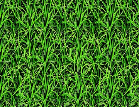 Picture Depicting Green Grass Texture Seamless Background Repeating