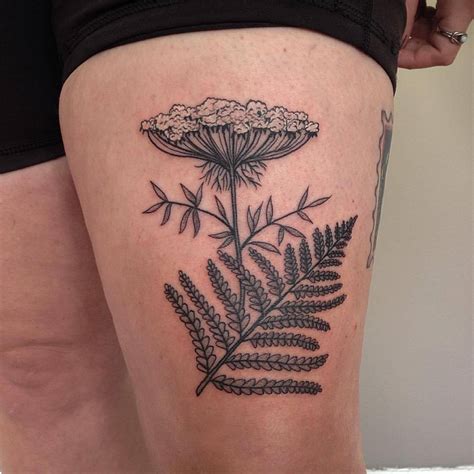 Queen Annes Lace Tattoo