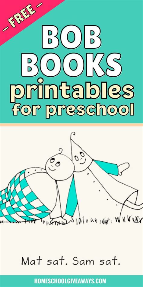Free Bob Book Printables Artofit