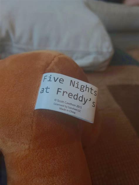 Possibly A Sanshee Freddy For Reference Bought From A Hot Topic Long Ago Fivenightsatfreddys