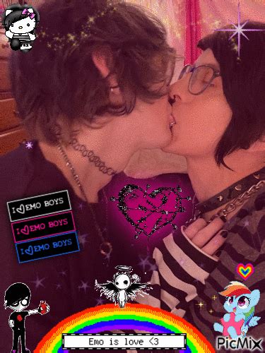 Emo Kiss Wallpaper S