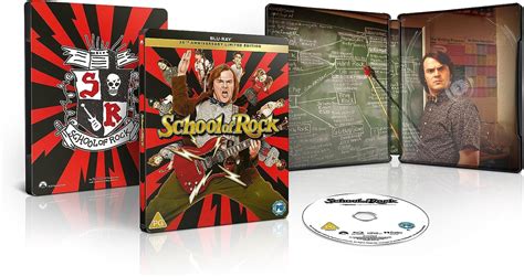 School Of Rock Limited Edition Steelbook Blu Ray Jack Black Mike White Joan