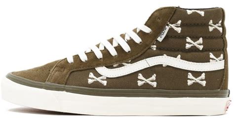 Vans Wtaps X Og Sk8 Hi Lx Bones In Green For Men Lyst