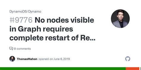 no nodes visible in graph requires complete restart of revit and dynamo