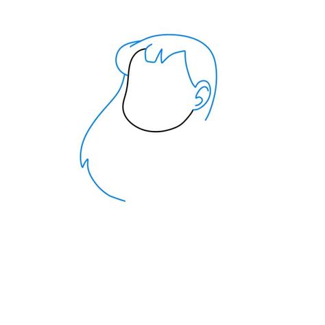 Then You Draw Her Hair And Neck