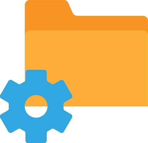 Folder Setting Gear Equipment 56422828 Vector Art At Vecteezy